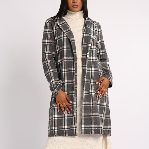 CHECK COAT – Fashion Fusion